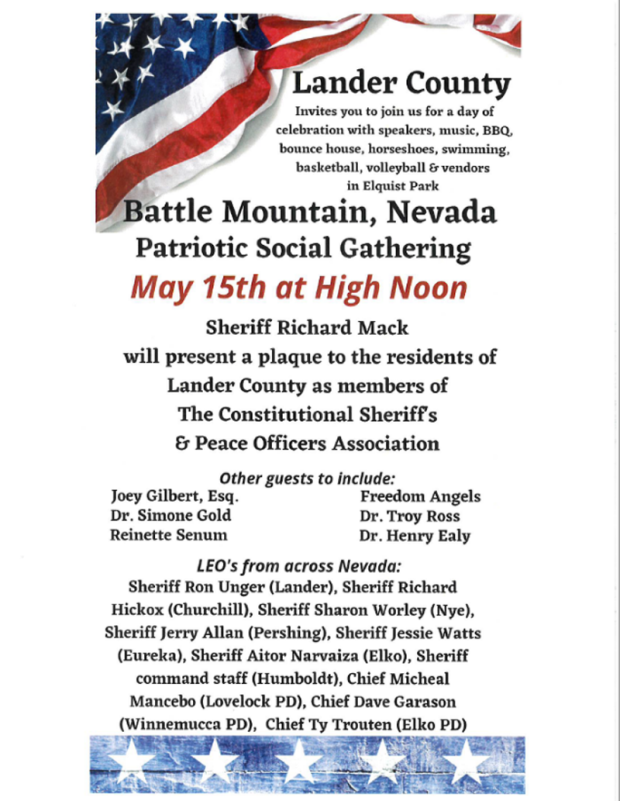 The Constitutional Sheriffs and Peace Officers Association (CSPOA) and ...